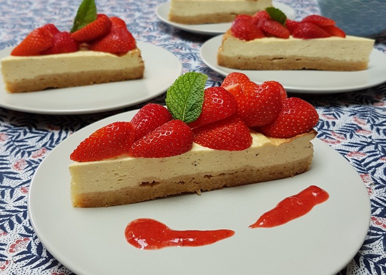Cheesecake au fromage blanc et aux fruits rouges – Cuisine-moi un Fenouil