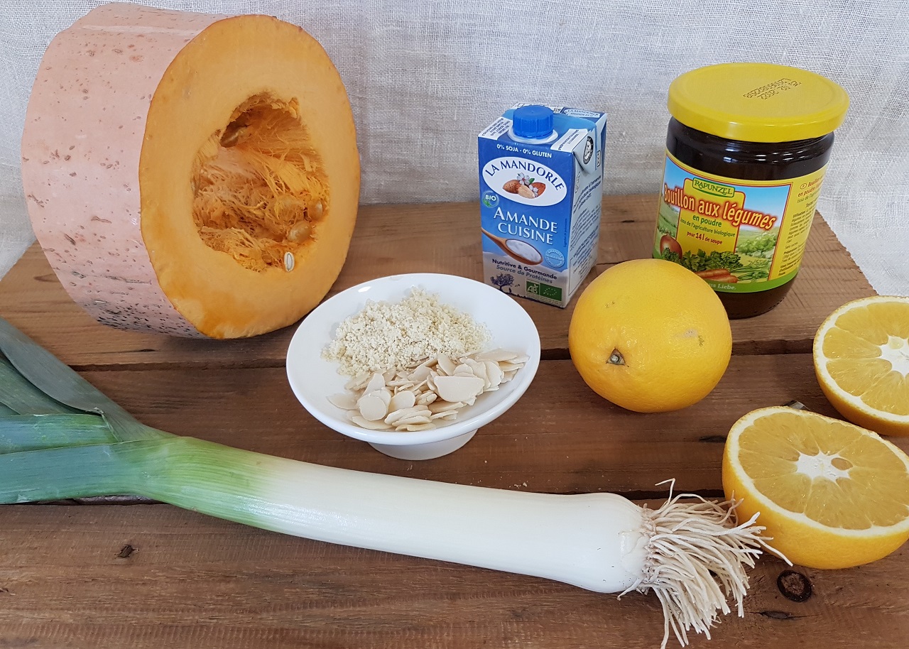 Soupe de courge Pink Jumbo Banana aux amandes et à l’orange – Cuisine ...
